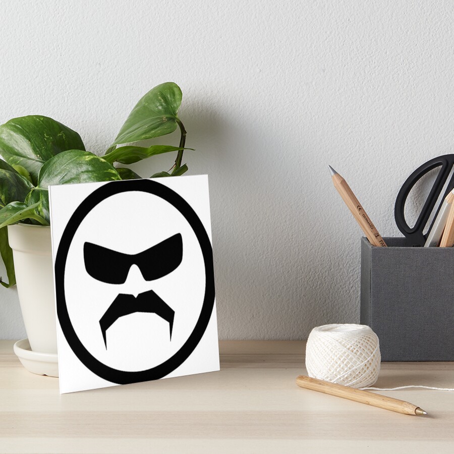 "Dr Disrespect Logo Design Pattern / Twitch - iDOL Clothing" Art Board ...