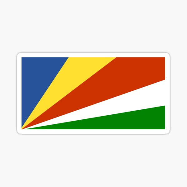 "Flag of the Seychelles" Sticker by sweetsixty | Redbubble