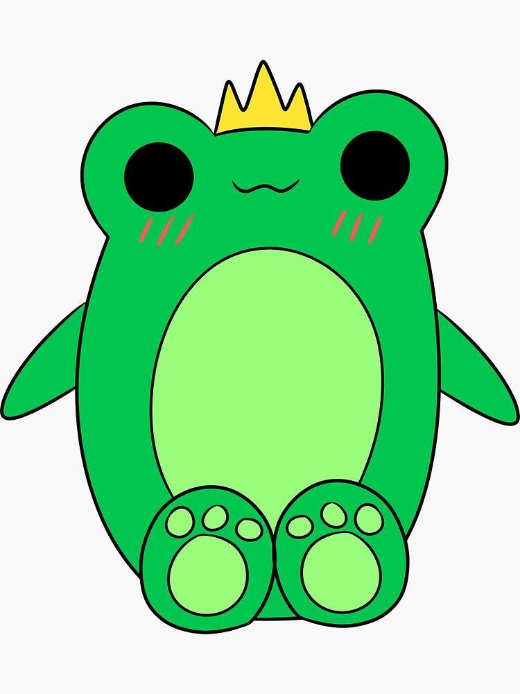 "Froggy Sat" Sticker by DeadBoiDraws | Redbubble