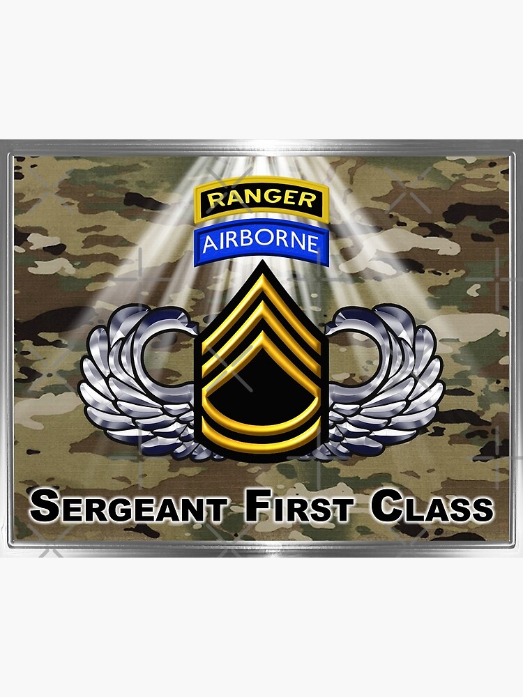"Airborne Ranger Sergeant First Class" Art Print for Sale by ...