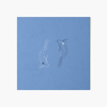 "Circle Sticker (Dark Blue) Drawing of Tui and La from Avatar the Last ...