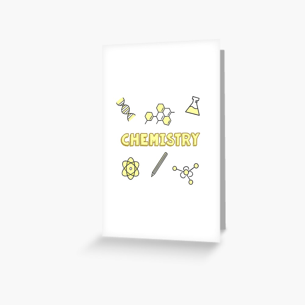 "yellow chemistry school subject sticker pack" Sticker for Sale by ...