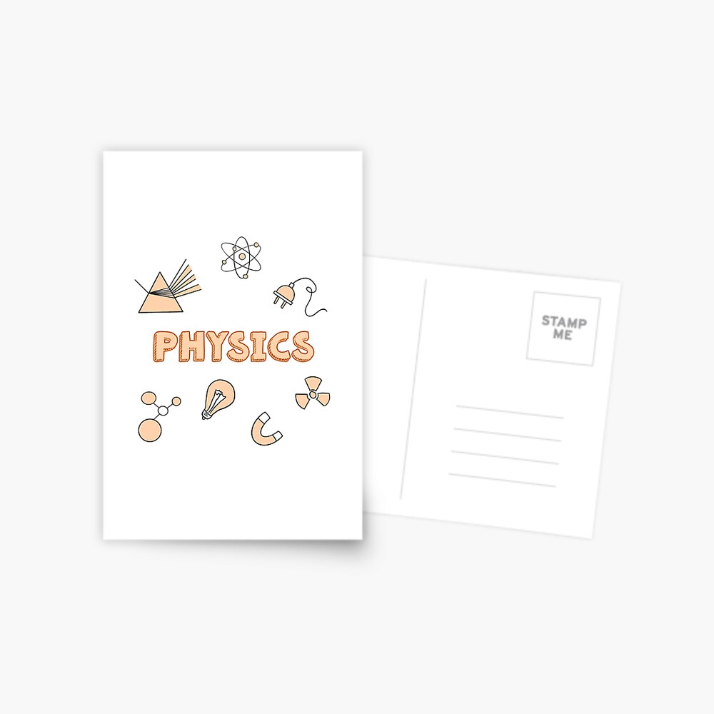 "orange physics school subject sticker pack" Sticker for Sale by ...