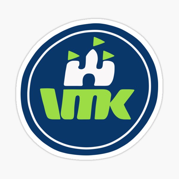 "VMK Logo" Sticker for Sale by corrupted-data | Redbubble