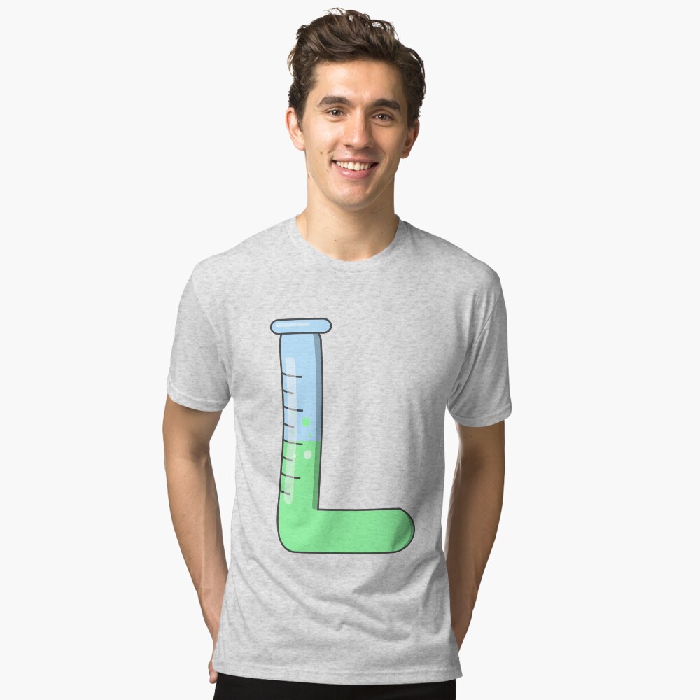 "Test Tube Letter L" Sticker for Sale by GeorgeLemon | Redbubble