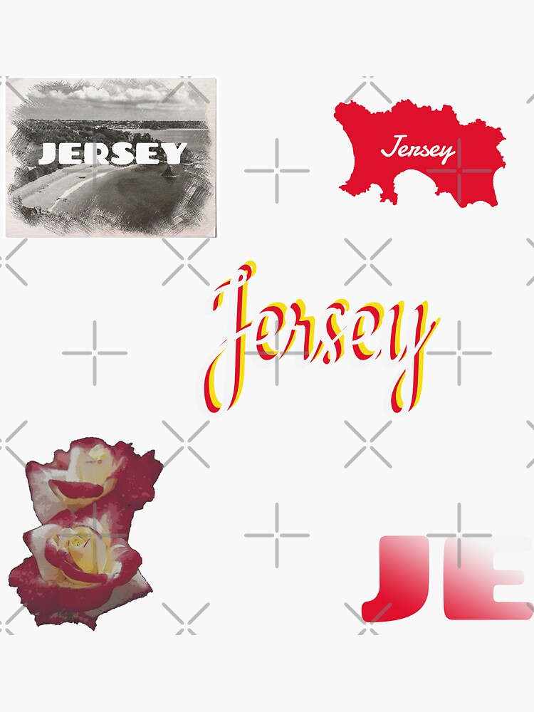 "Jersey sticker pack" Sticker by xxreddustxx | Redbubble