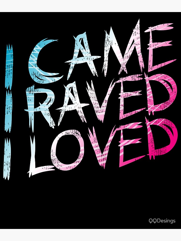 "Rave Love Acid Edm Techno Festivals 2021" Poster by QQDesings | Redbubble