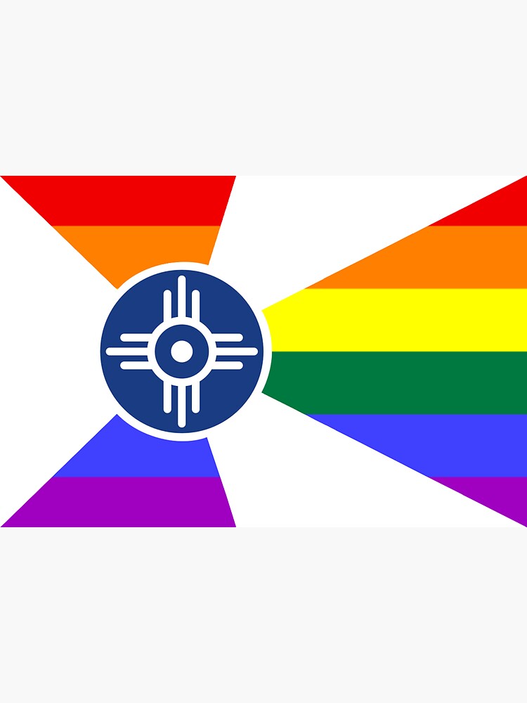 "Wichita Pride Flag" Sticker for Sale by monstateeth | Redbubble