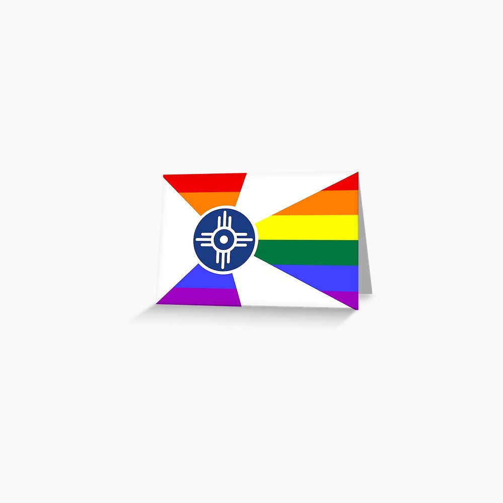 "Wichita Pride Flag" Greeting Card for Sale by monstateeth | Redbubble