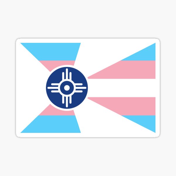 "Wichita Trans Pride Flag" Sticker for Sale by monstateeth | Redbubble