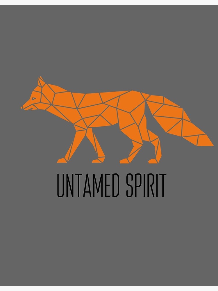 "Untamed Spirit (Fox)" Poster for Sale by magpieonline | Redbubble