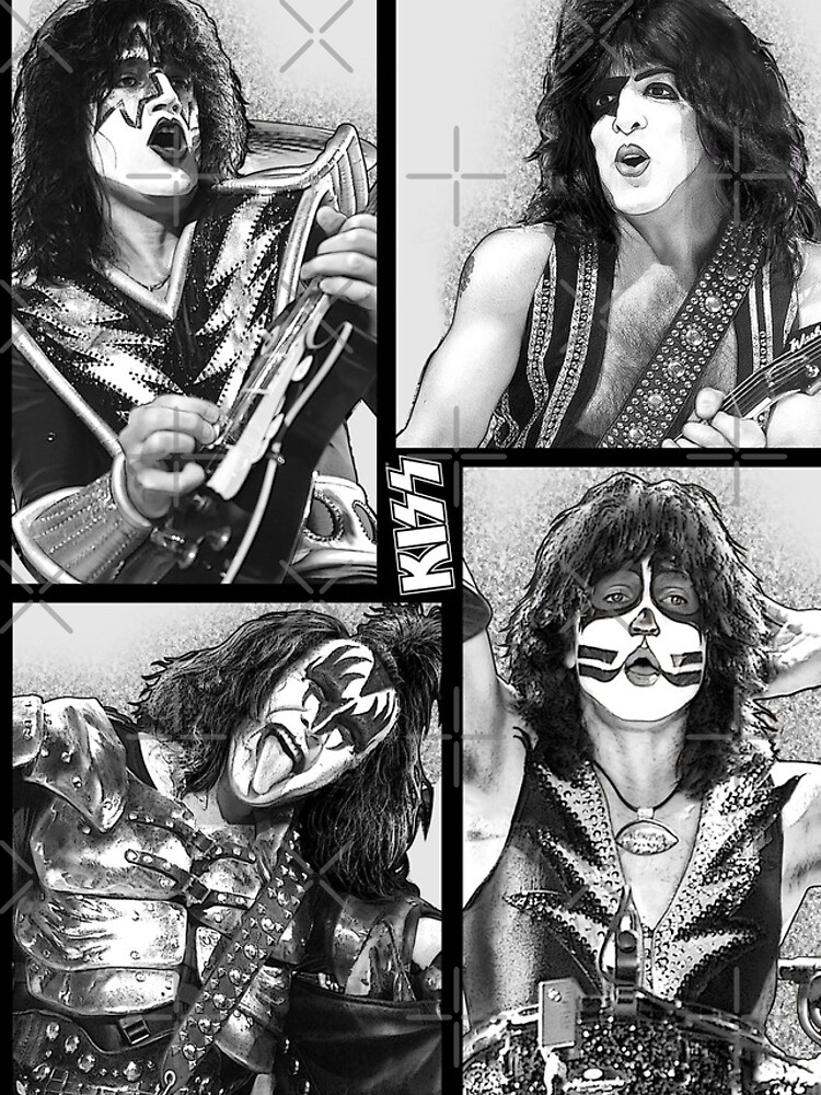 KISS Spaceman Starchild Demon Catman KISS Army Concert Comic Style ...
