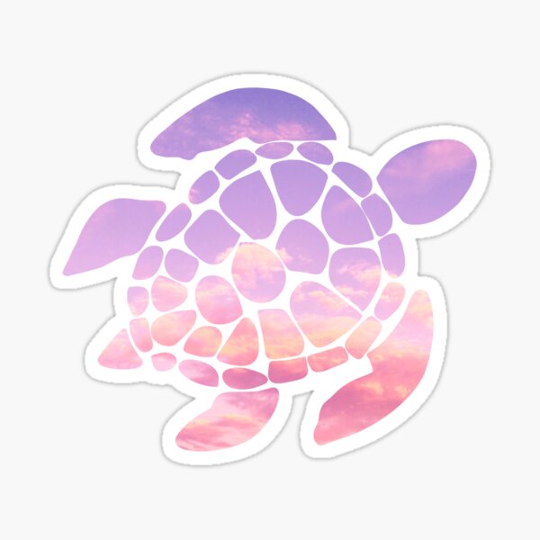 "VSCO Aesthetic Sea Turtle " Sticker by DigitalartbyD | Redbubble