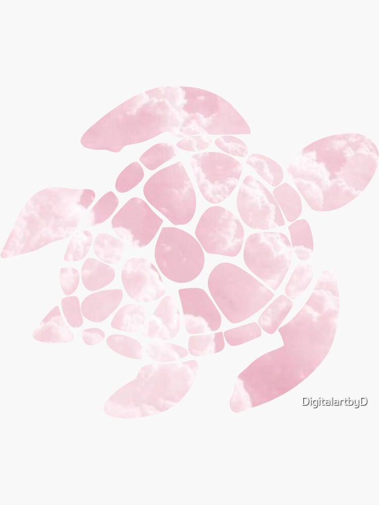 "VSCO Aesthetic Sea Turtle " Sticker by DigitalartbyD | Redbubble