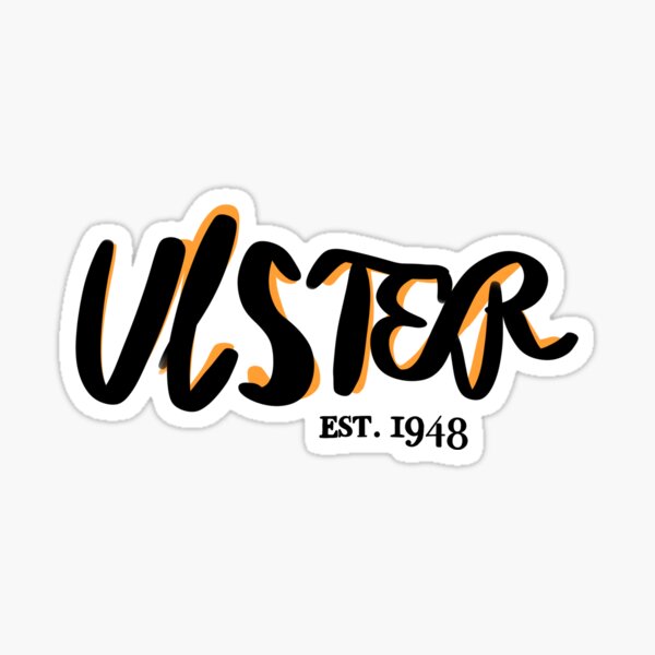 "ULSTER sticker" Sticker for Sale by sarmackenzie | Redbubble