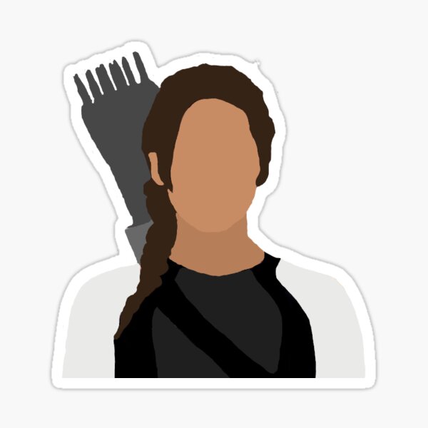 "Katniss Everdeen" Sticker for Sale by em-av-stickers | Redbubble