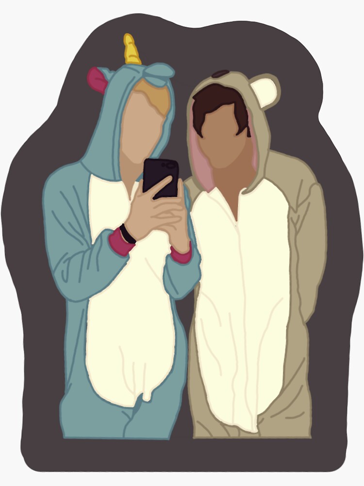 "Sam and Colby Onesies" Sticker for Sale by KK-Parade | Redbubble
