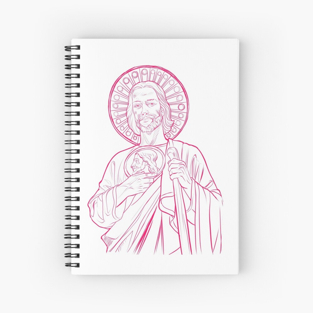"Saint Jude" Spiral Notebook for Sale by Tonbbo | Redbubble