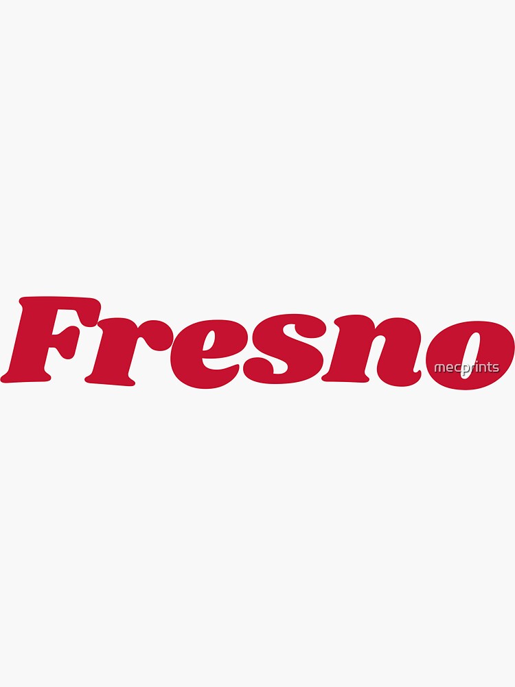"Fresno State - Fresno Stickers " Sticker by mecprints | Redbubble