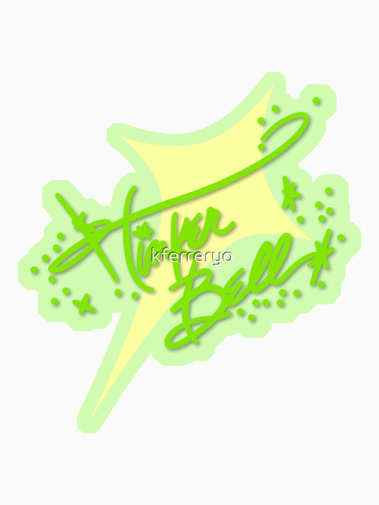 "Tinker Bell Symbol & Signature" T-shirt for Sale by kferreryo ...