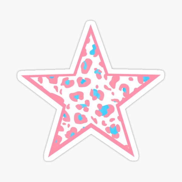 "Transgender Pride Leopard Print Star" Sticker for Sale by ...