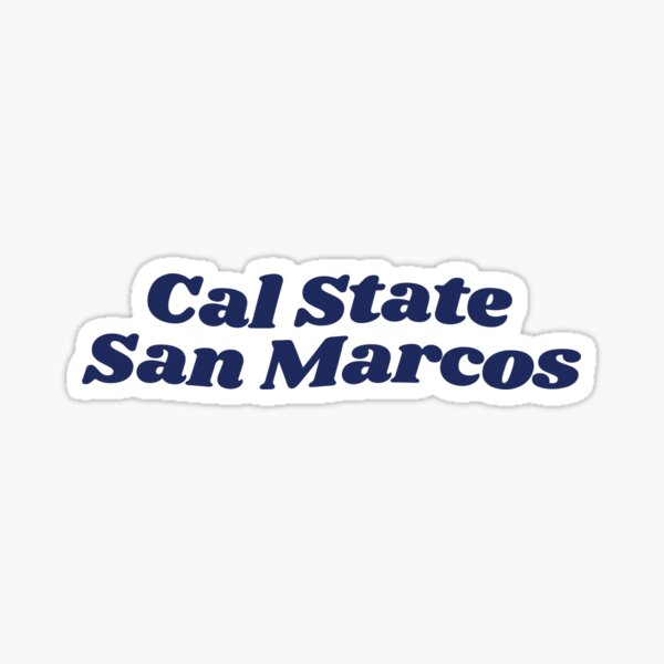 "CSUSM - Cal State San Marcos Sticker" Sticker for Sale by mecprints ...