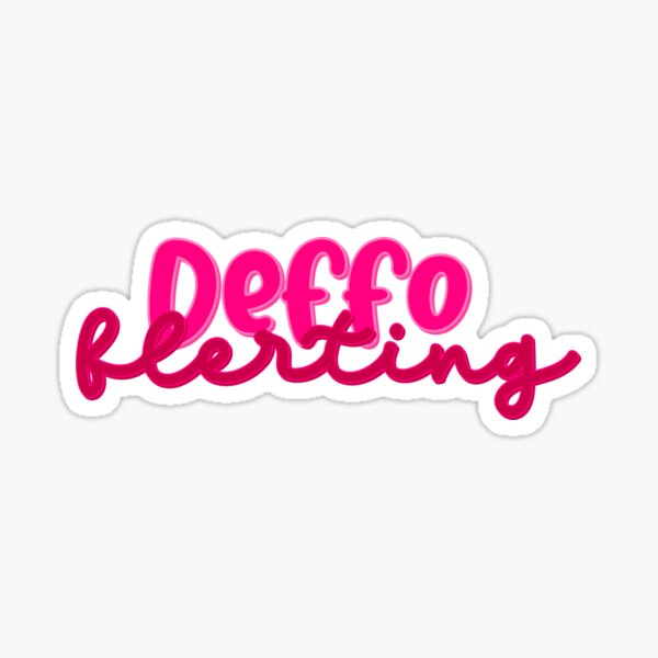 "Tubbo Deffo Flerting" Sticker for Sale by amelierking | Redbubble