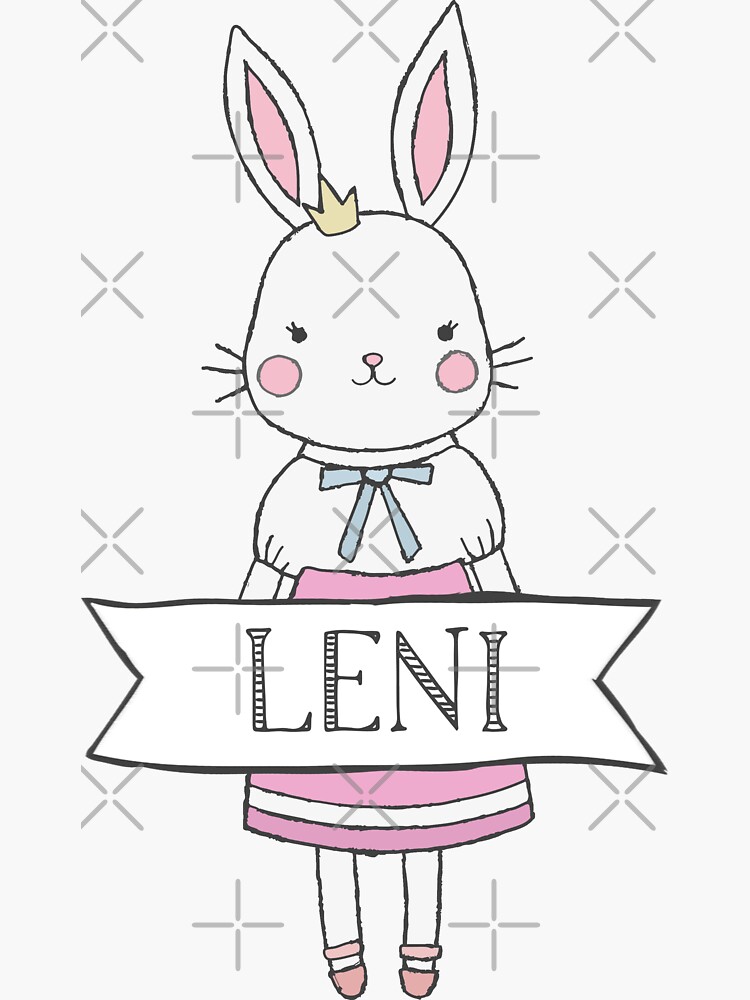 "Leni" Sticker by A-Personalised | Redbubble