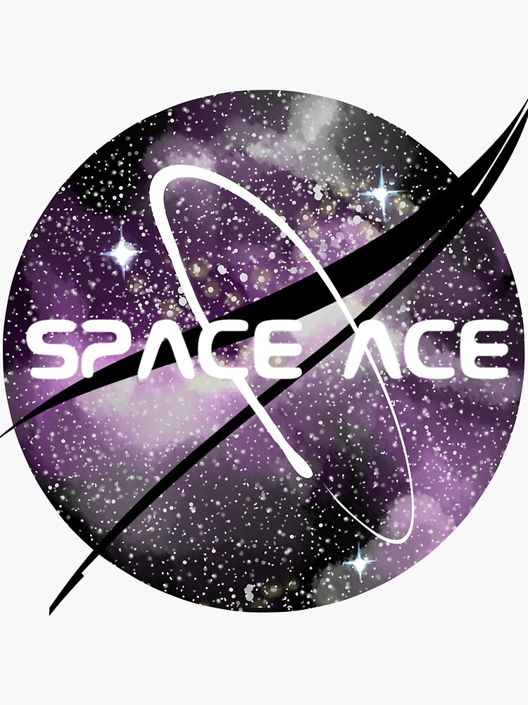 "Space Ace" Sticker for Sale by mayhemmachine | Redbubble