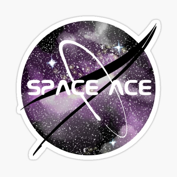 "Space Ace" Sticker for Sale by mayhemmachine | Redbubble