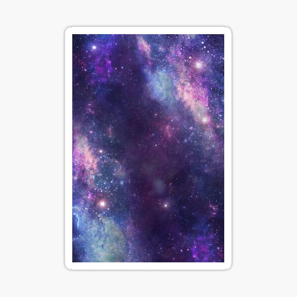 "Galaxy in the night sky by Blacklinesw9" Sticker for Sale by ...