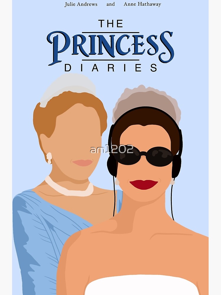 "Princess Diaries" Poster for Sale by am1202 | Redbubble