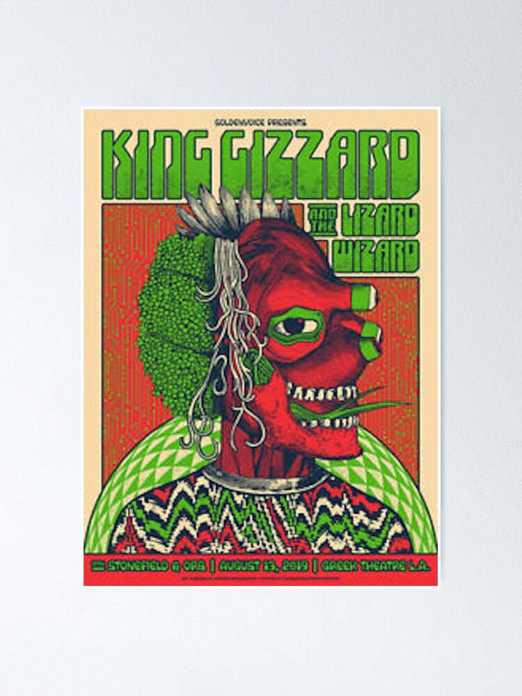 King Gizzard And The Lizard Wizard Tour Poster Poster For Sale By