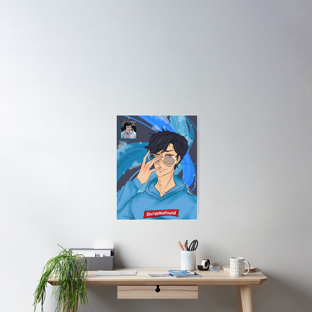"GeorgeNotFound Fanart" Poster for Sale by salamiart | Redbubble