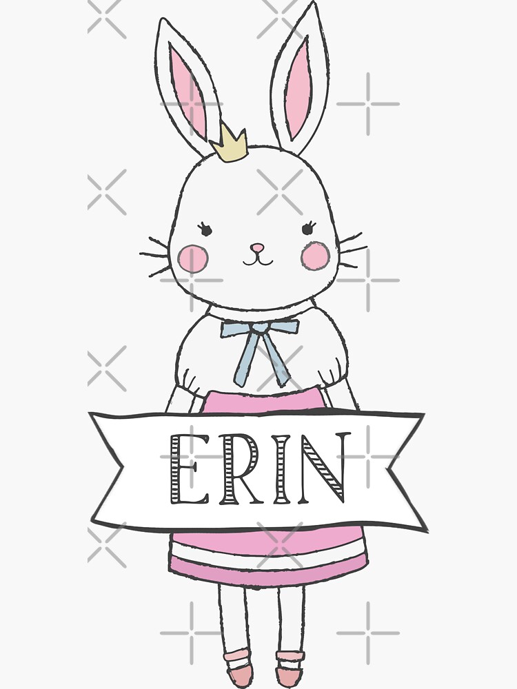 "Erin" Sticker for Sale by A-Personalised | Redbubble