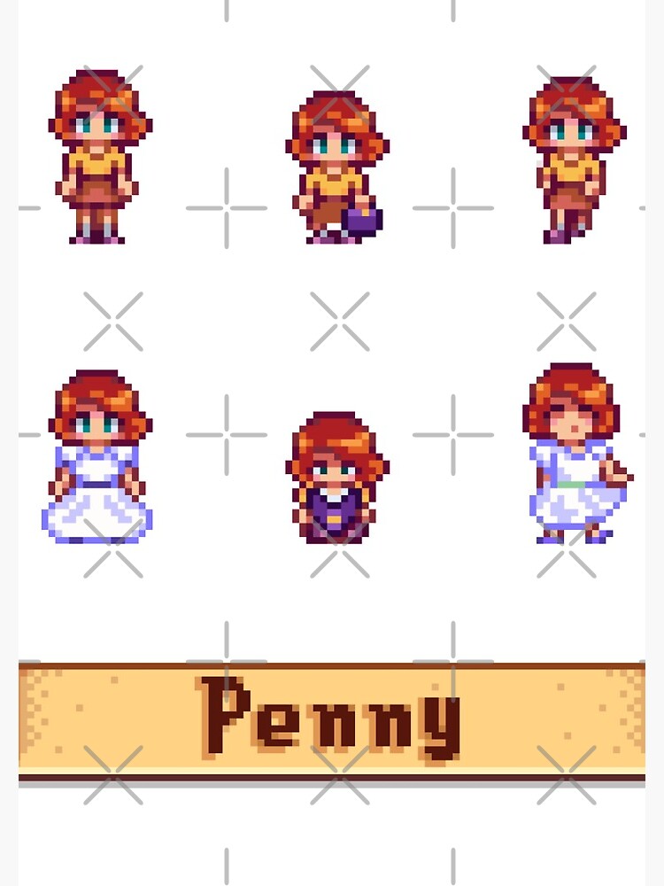 Cuaderno de espiral «Sprites de Stardew Valley - Penny» de kathdvd ...