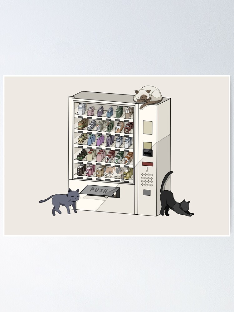 "Vending Machine" Poster by jookietea | Redbubble