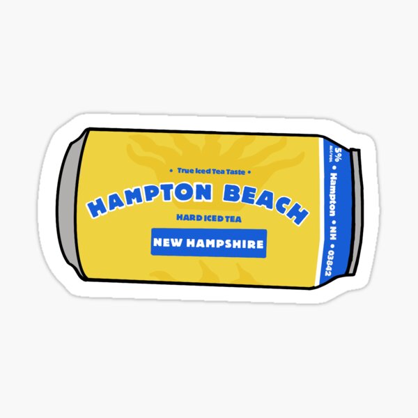 "Hampton Beach Tea" Sticker for Sale by AnnieArthur | Redbubble