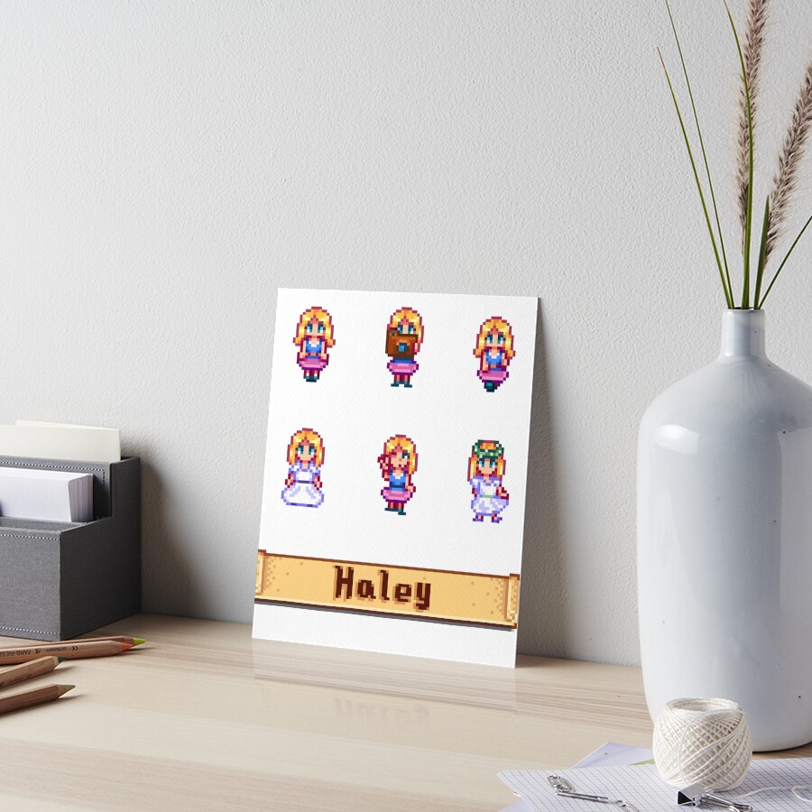 "Stardew Valley Sprites - Haley" Poster for Sale by kathdvd | Redbubble