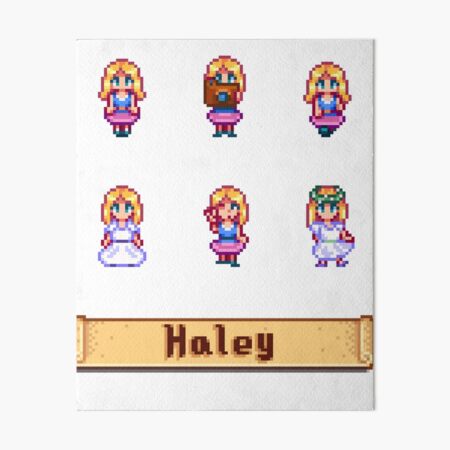 "Stardew Valley Sprites - Haley" Art Board Print for Sale by kathdvd ...