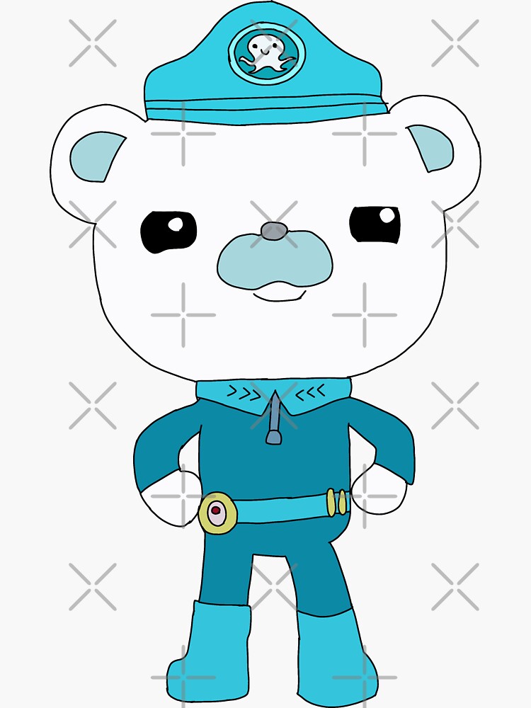 "Captain Barnacles - Octonauts" Sticker for Sale by SedgeWren | Redbubble