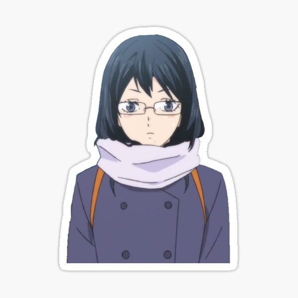 "Haikyuu!! - Shimizu Kiyoko" Sticker for Sale by L-u-n-a-r-t-i-c ...