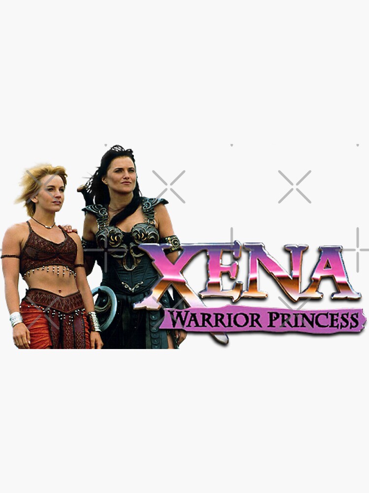 "Xena & Olympia" Sticker for Sale by KikkaT | Redbubble