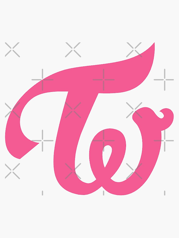 "TWICE LOGO" Sticker by buenojulian | Redbubble