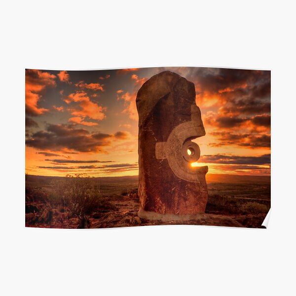"Broken Hill - Living Desert sculptures" Poster by ChrisBrunton | Redbubble