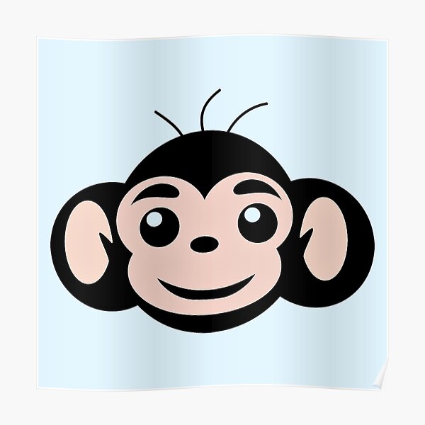"Monito Monkey Monkey" Poster for Sale by PortraitMyPet | Redbubble