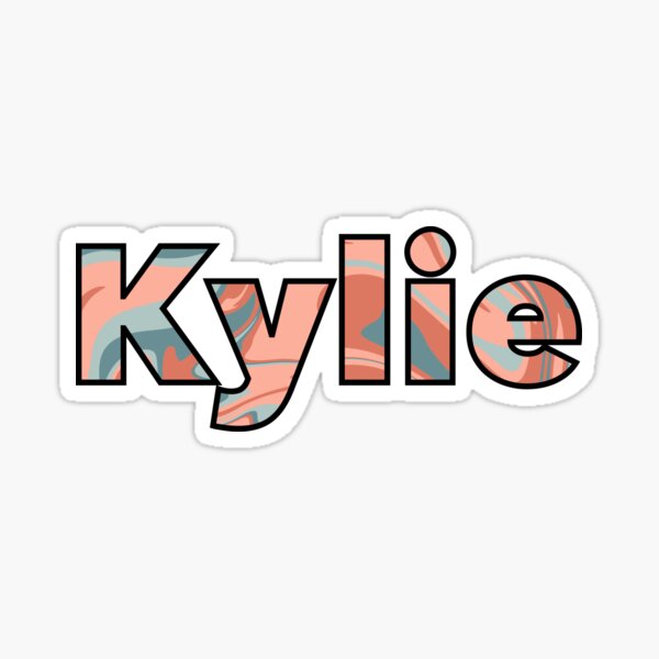 "Kylie Custom Name" Sticker for Sale by allimarie07 | Redbubble