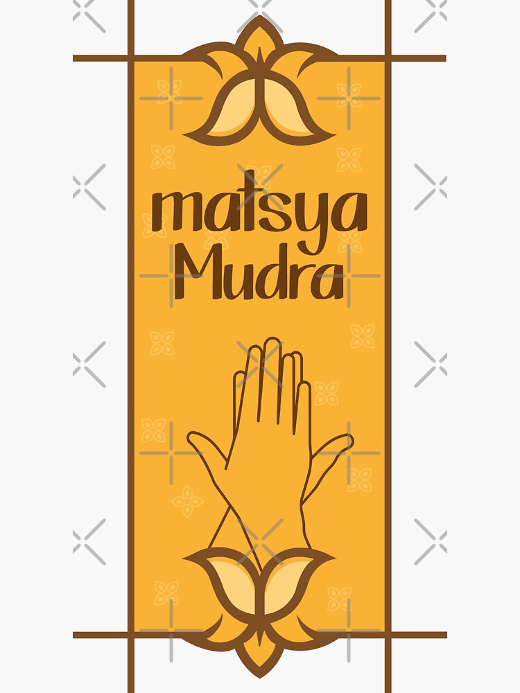 "Matsya-Mudra" Sticker for Sale by Ashit | Redbubble
