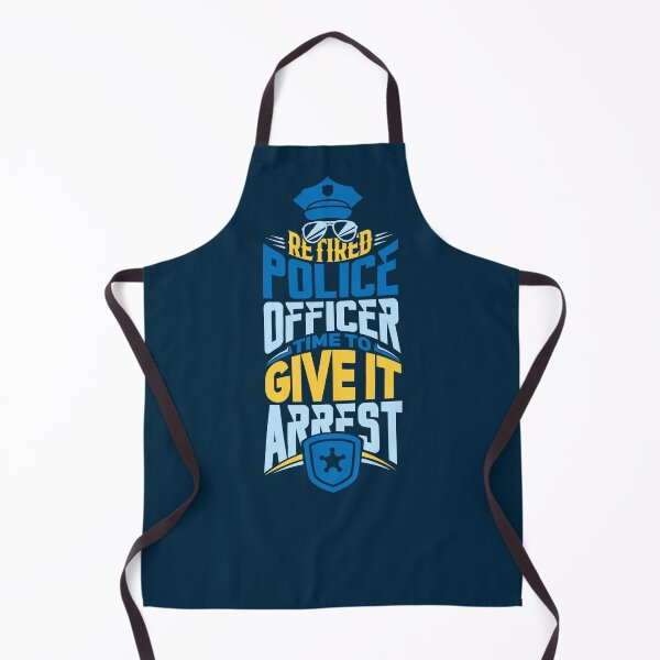 "Polizist Ruhestand Geschenk Rentner Hut Cop" Schürze von Sandra78 ...