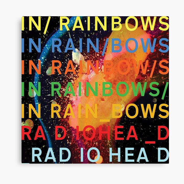 In Rainbows Radiohead Canvas Prints | Redbubble